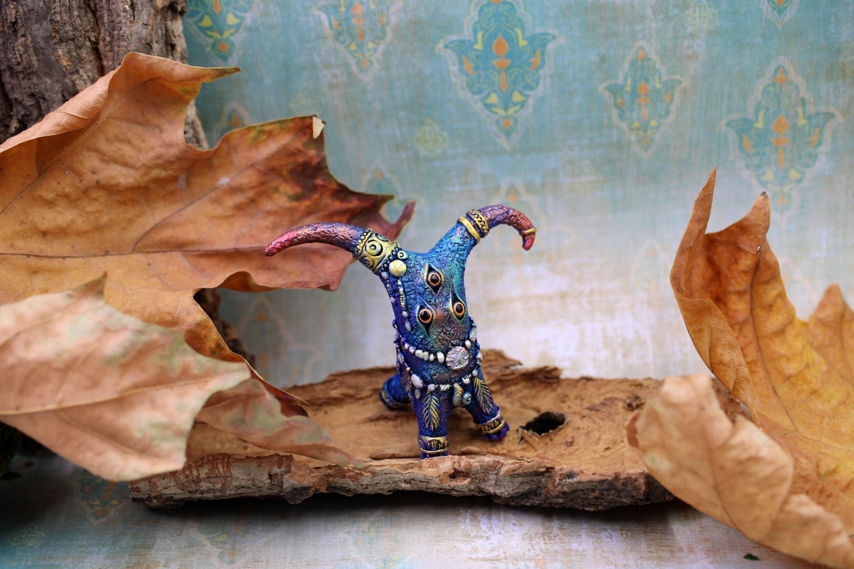 Weird Shaman Centaur Lord Horned Alien Horse Figurine | Etsy