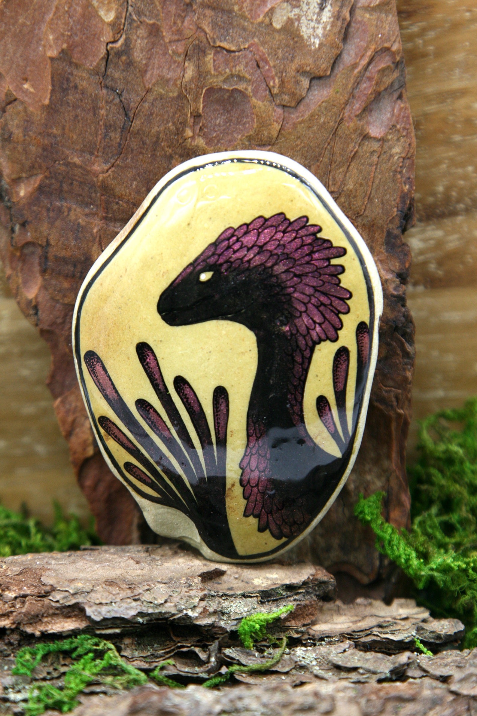 Cute Black Dragon Wyrm Raptor Dinosaur Pangolin Lizardfolk in | Etsy