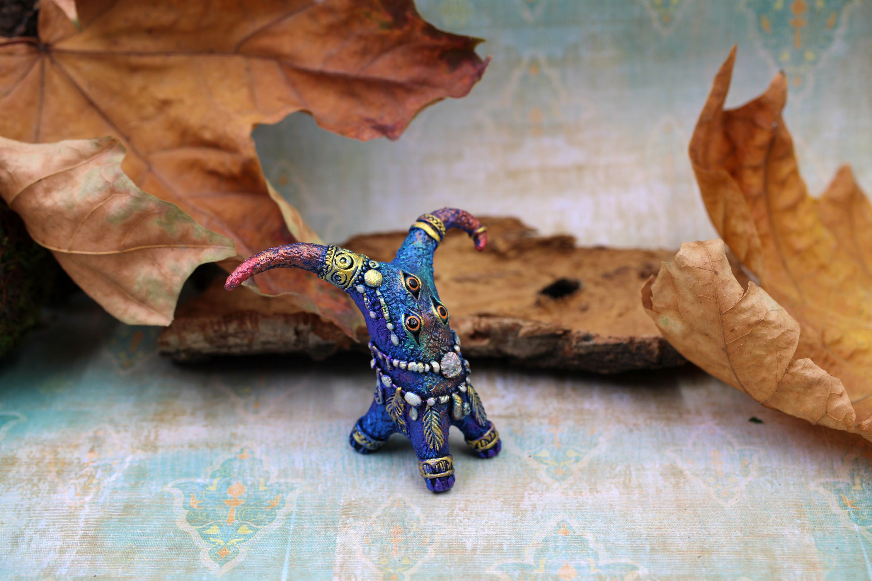 Weird Shaman Centaur Lord Horned Alien Horse Figurine | Etsy