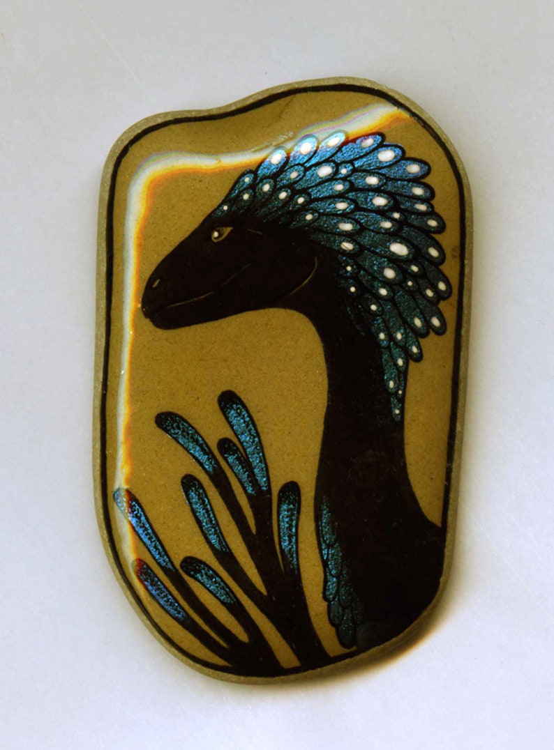 Cute Black Dragon Wyrm Raptor Dinosaur Pangolin Lizardfolk in | Etsy