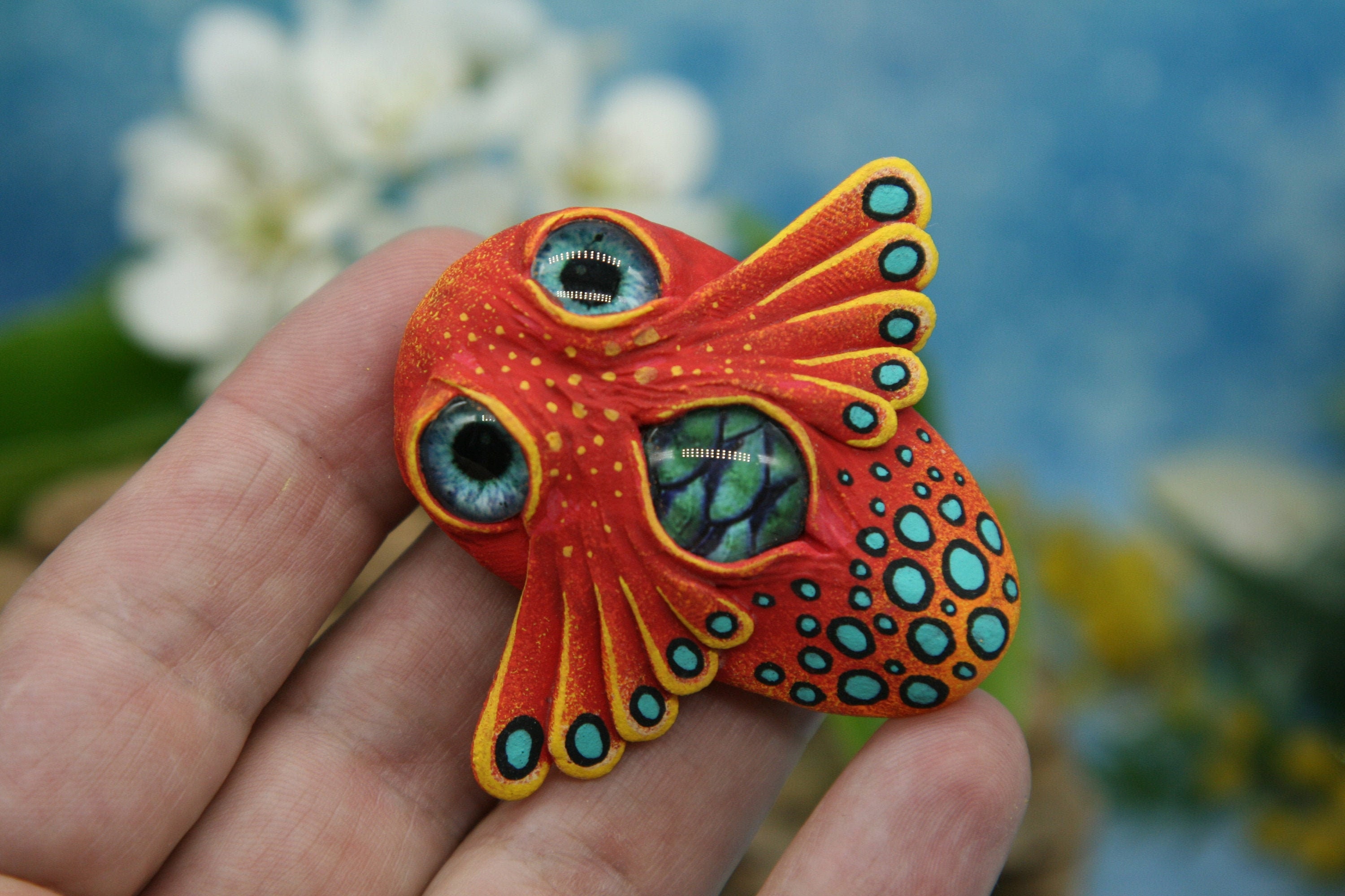 Flying Fish Miniature Butterfly Figurine Sea Slug Nudibranch | Etsy