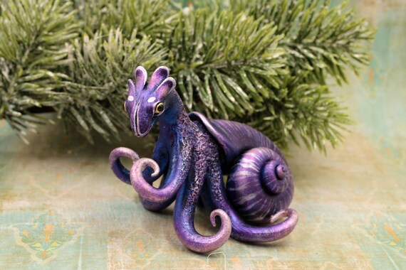Tentacle Kraken Animorph Painted Miniature Night Fury Dragon | Etsy