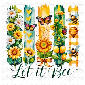Let It Bee PNG - Etsy