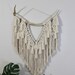 Elk Antler Macrame Wall Hanging Wall Art Boho Genuine - Etsy