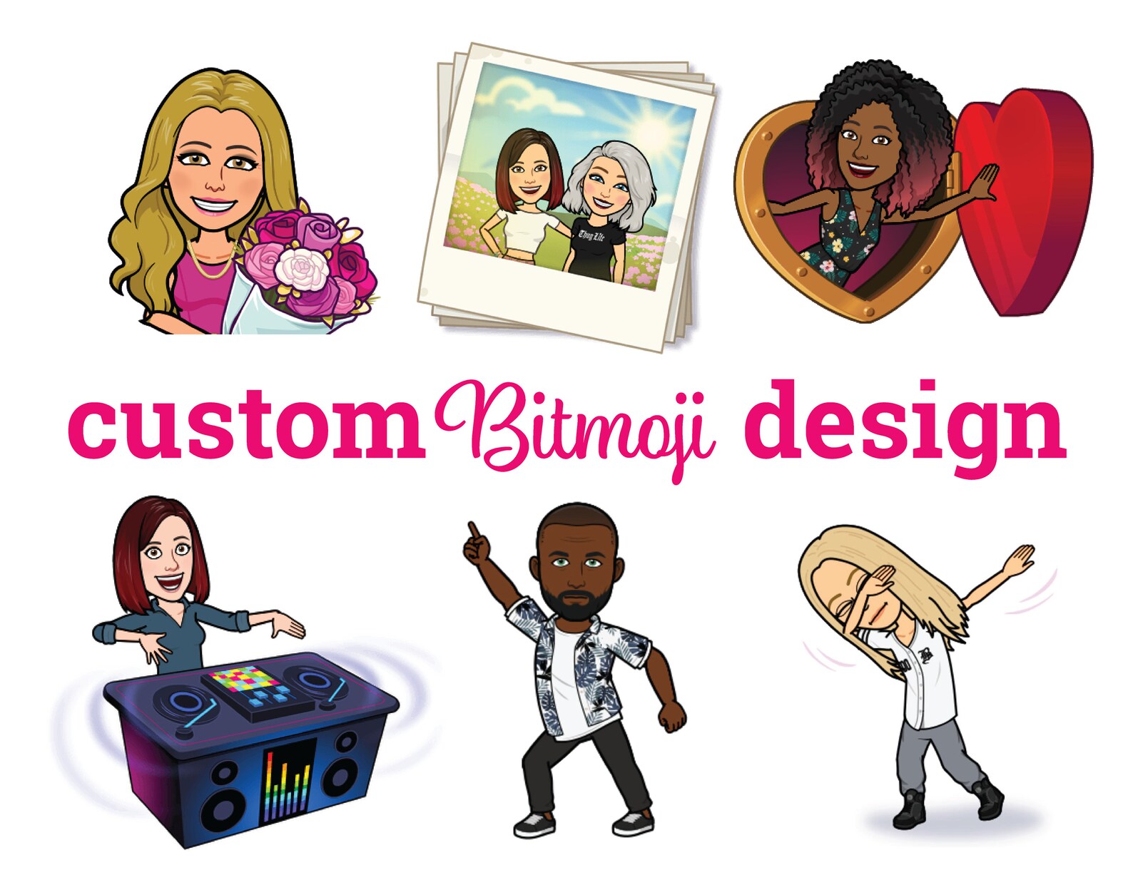 Custom Bitmoji Design Personalized Bitmoji Digital File | Etsy