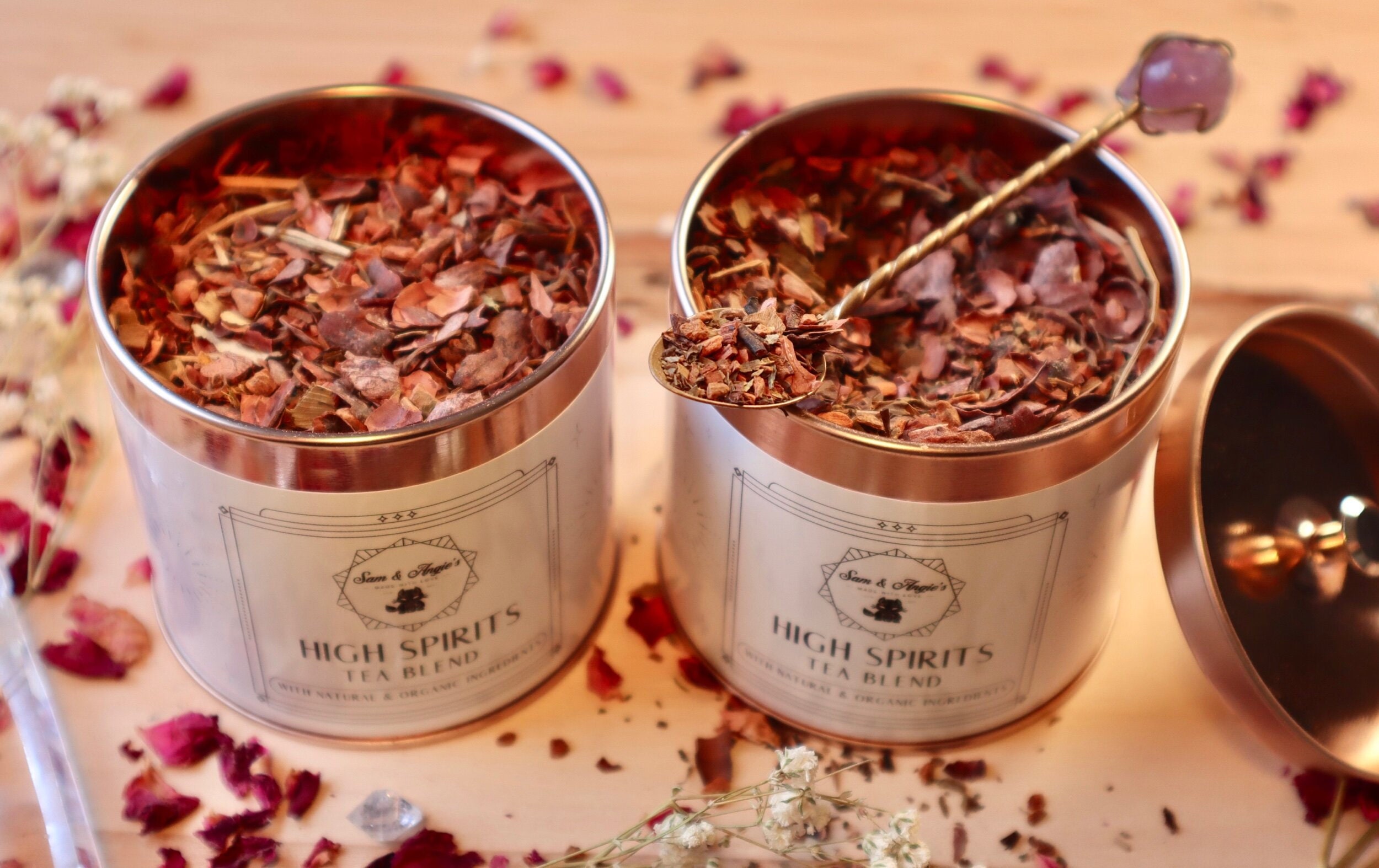 High Spirits Tea Blend 100% Organic and Natural - Etsy