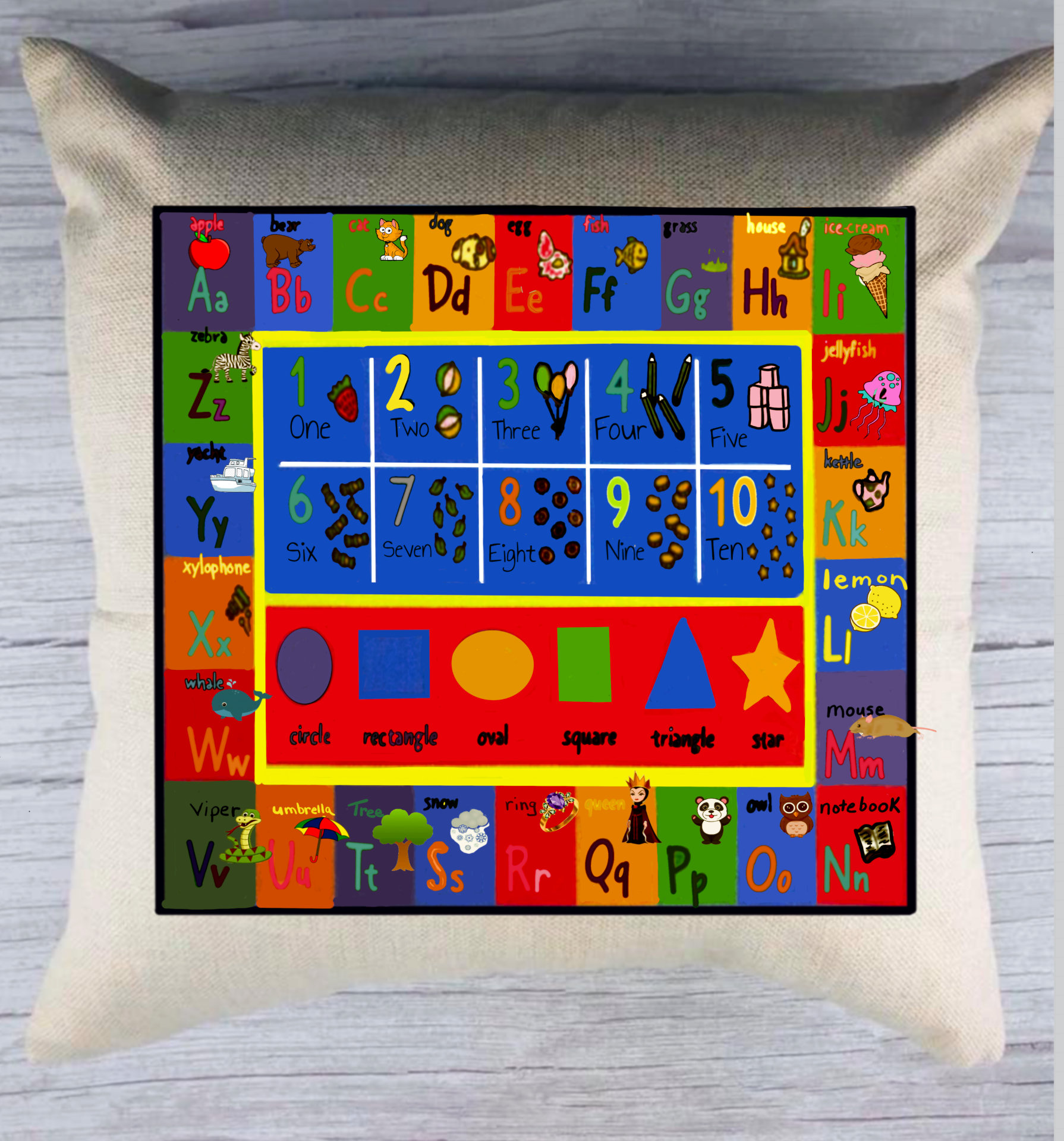 Preschool Learning Pillows/learning Pillow Png/learning - Etsy UK