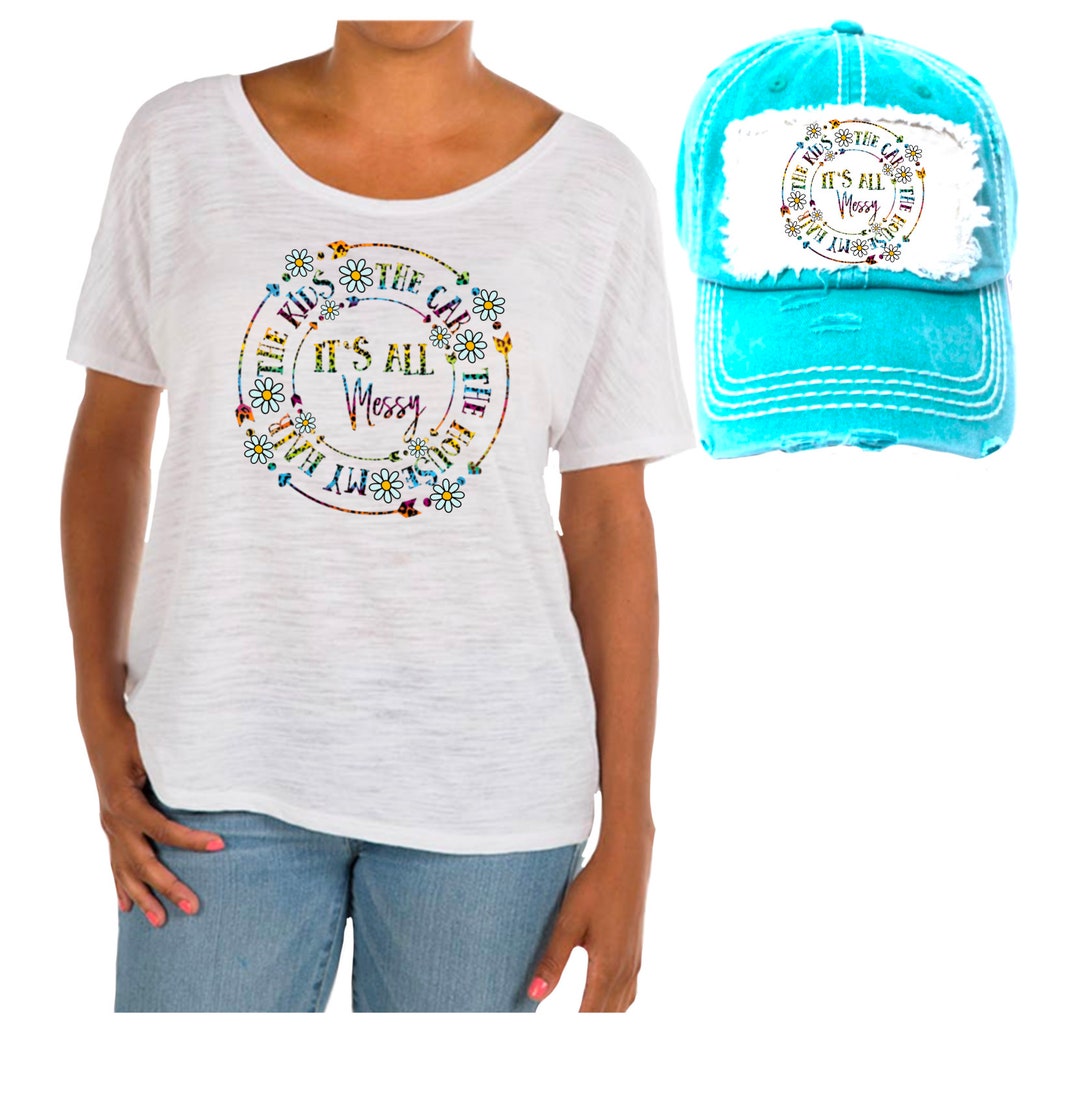 It’s All Messy Png/boho Designs/shirt Printing/screen Print Designs ...