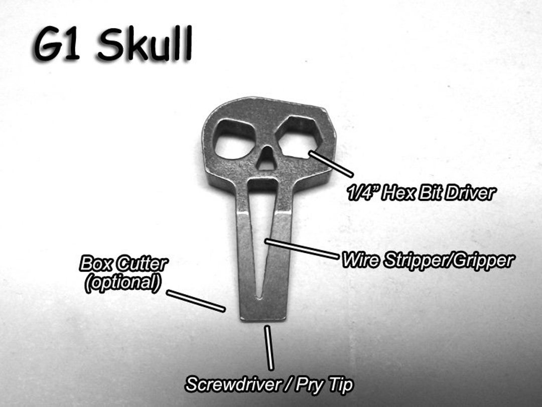 Stainless Steel Skull Multi-tool - Etsy