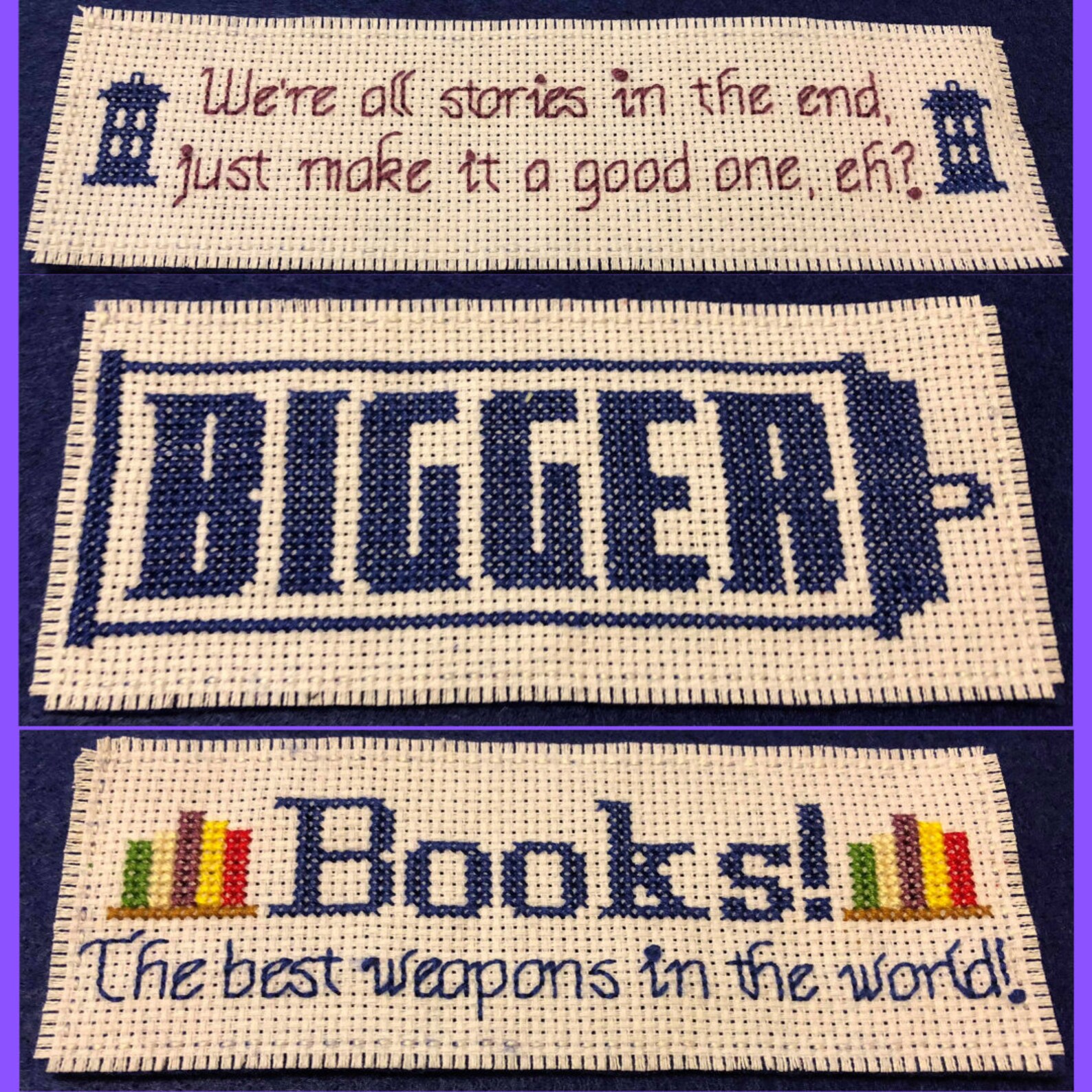 Doctor Who Bookmark Cross Stitch Pattern Bundle - DIGITAL PDF ONLY - Etsy