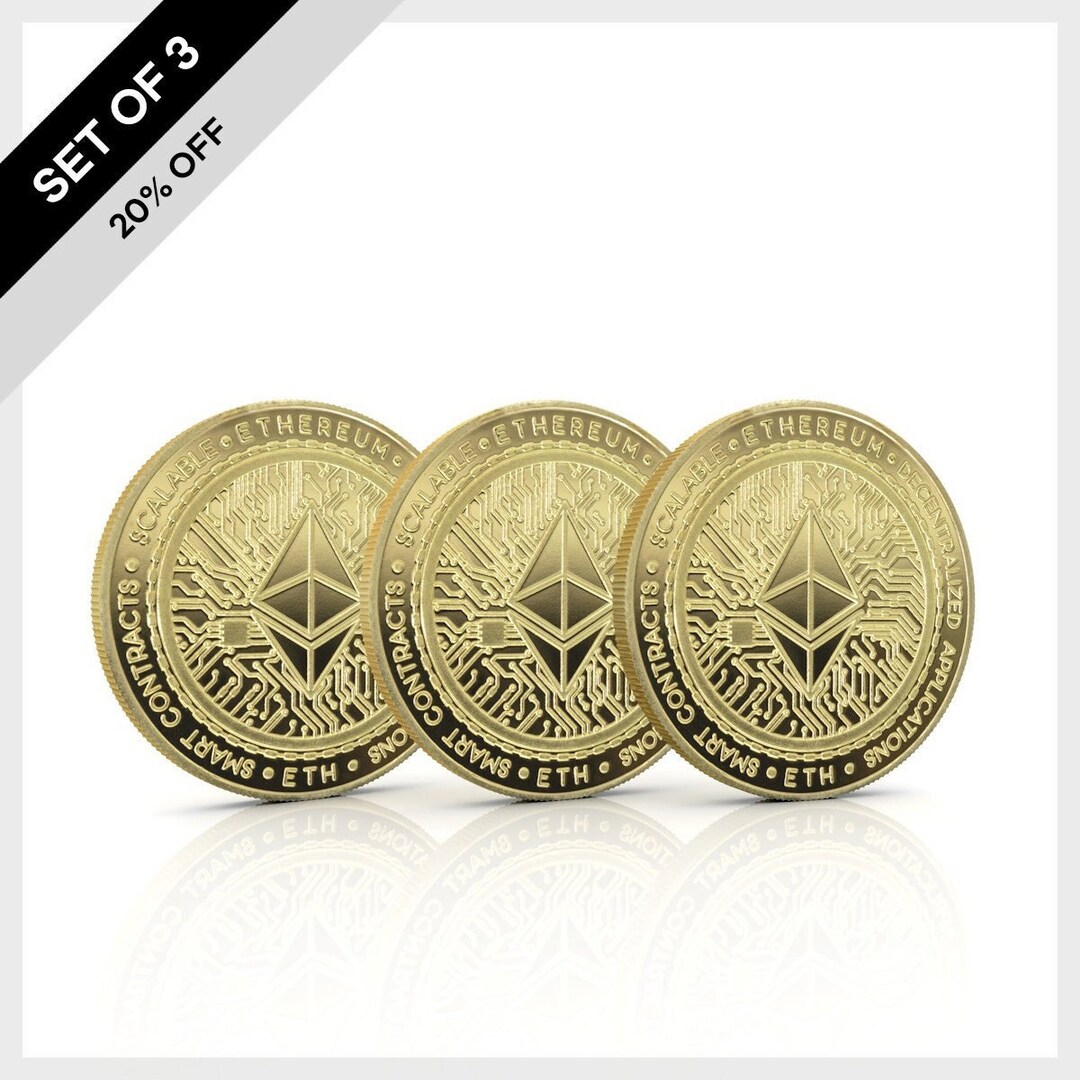 Ethereum (ETH) Set of 3 and 6 Bundles | Physical Crypto You Can HODL ...