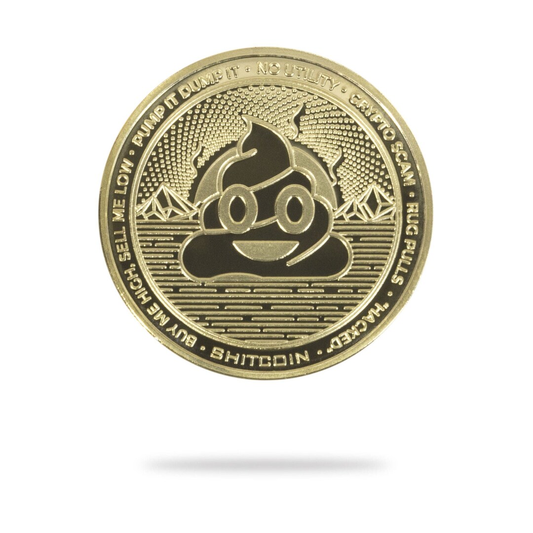 Shitcoin (SHIT) Physical Cryptocurrency Coin by Cryptochips ...