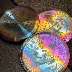 Dogecoin (DOGE) Galaxy Coin by Cryptochips | Custom Physical Crypto ...