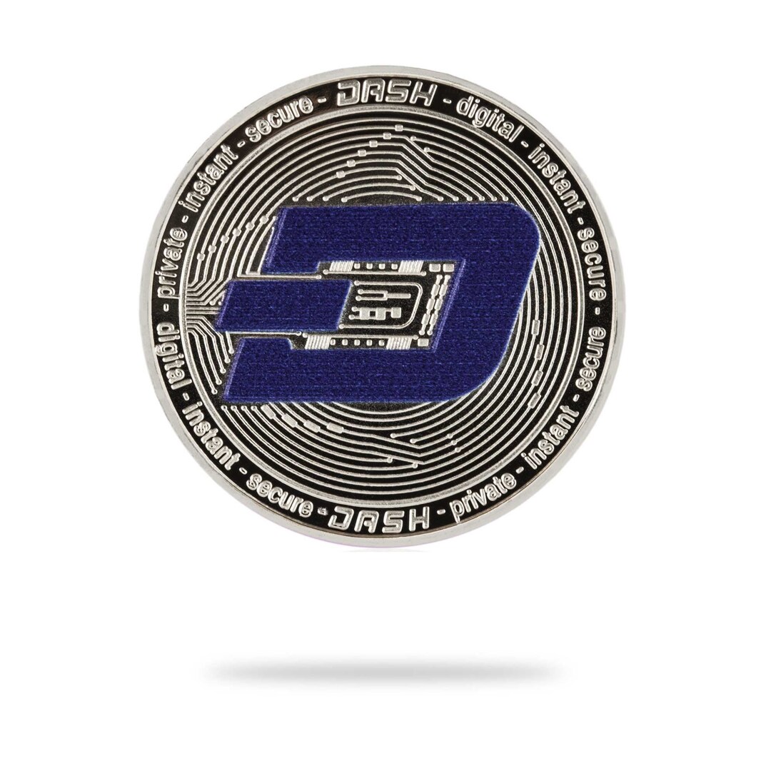 DASH Physical Crypto Coin by Cryptochips | Collectable Cryptocurrency ...