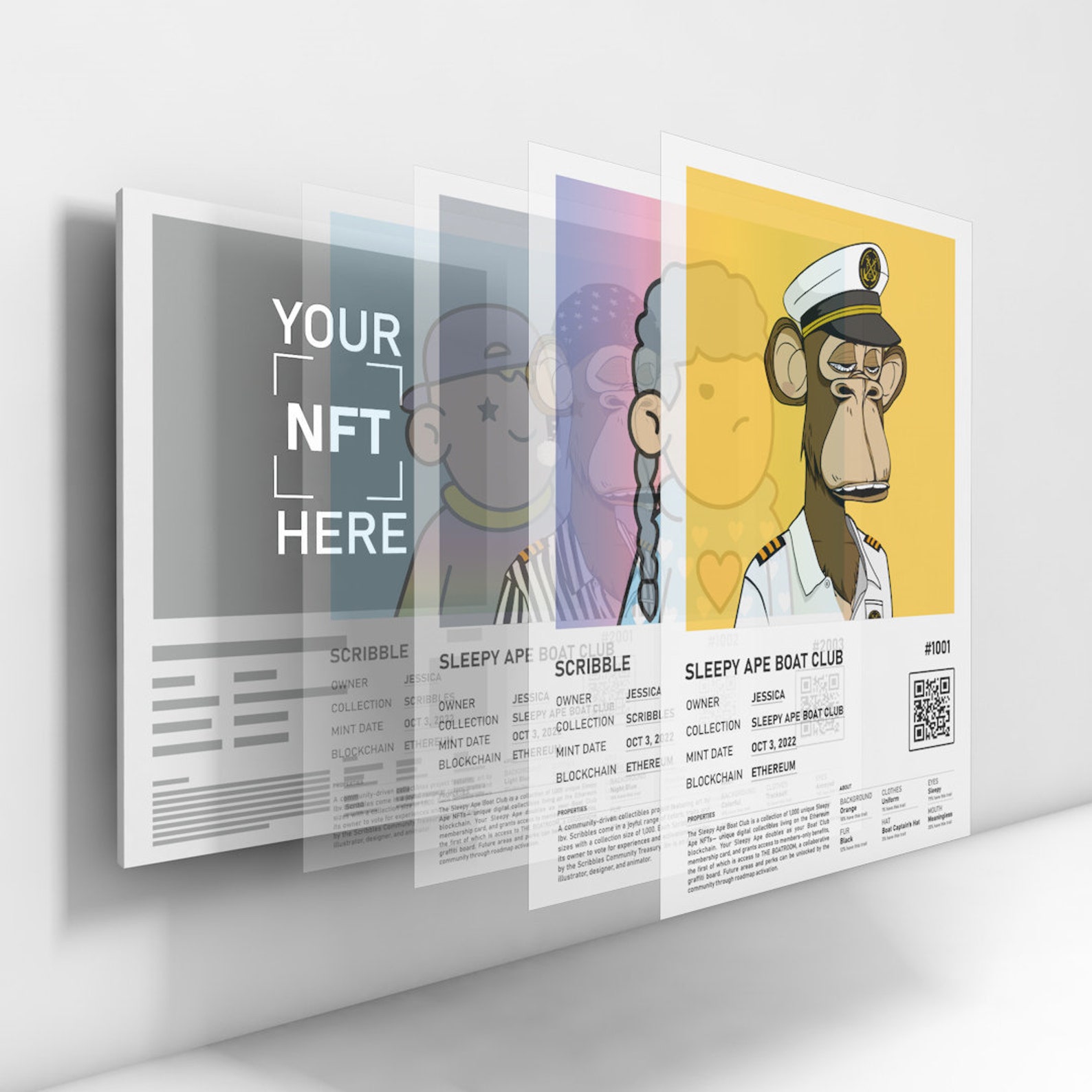Custom NFT Acrylic Wall Art by Cryptochips | Turn Your Digital Art Into ...