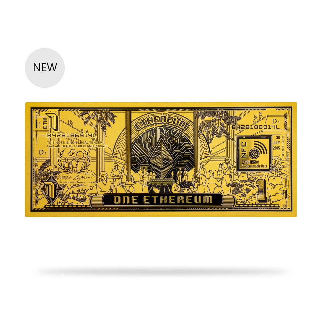 Ethereum Moon Money | Custom Programmable Physical Crypto Cash ...