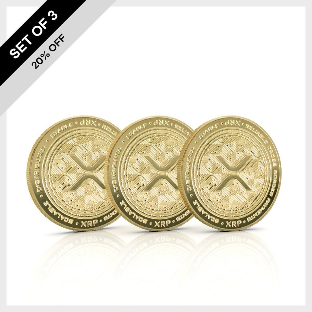 XRP Set of 3 and 6 Bundles | Physical Crypto You Can HODL, Collect, Gift | Cryptocurrency ...