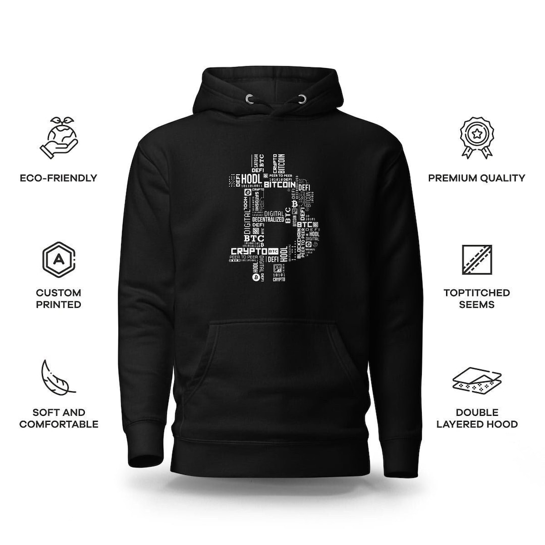 Bitcoin C.23 Premium Hoodie | Organic Apparel for Crypto and NFT ...