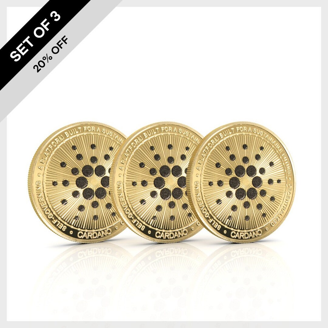 Cardano ADA Set of 3 and 6 Bundles Physical Crypto You Can HODL ...