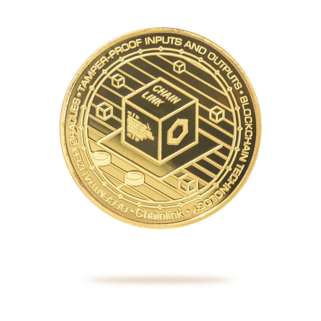 Chainlink (LINK) Physical Crypto Coin by Cryptochips | Best Selling ...