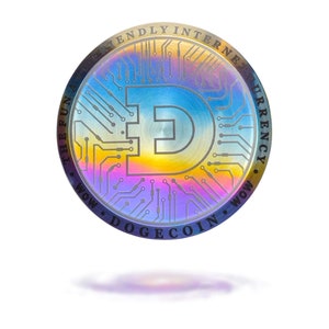 Dogecoin DOGE Galaxy Coin by Cryptochips Custom Physical - Etsy