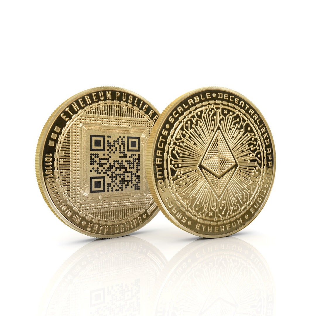 Ethereum (ETH) QR Coin V2 | Custom Laser Engraved Crypto Coin by ...
