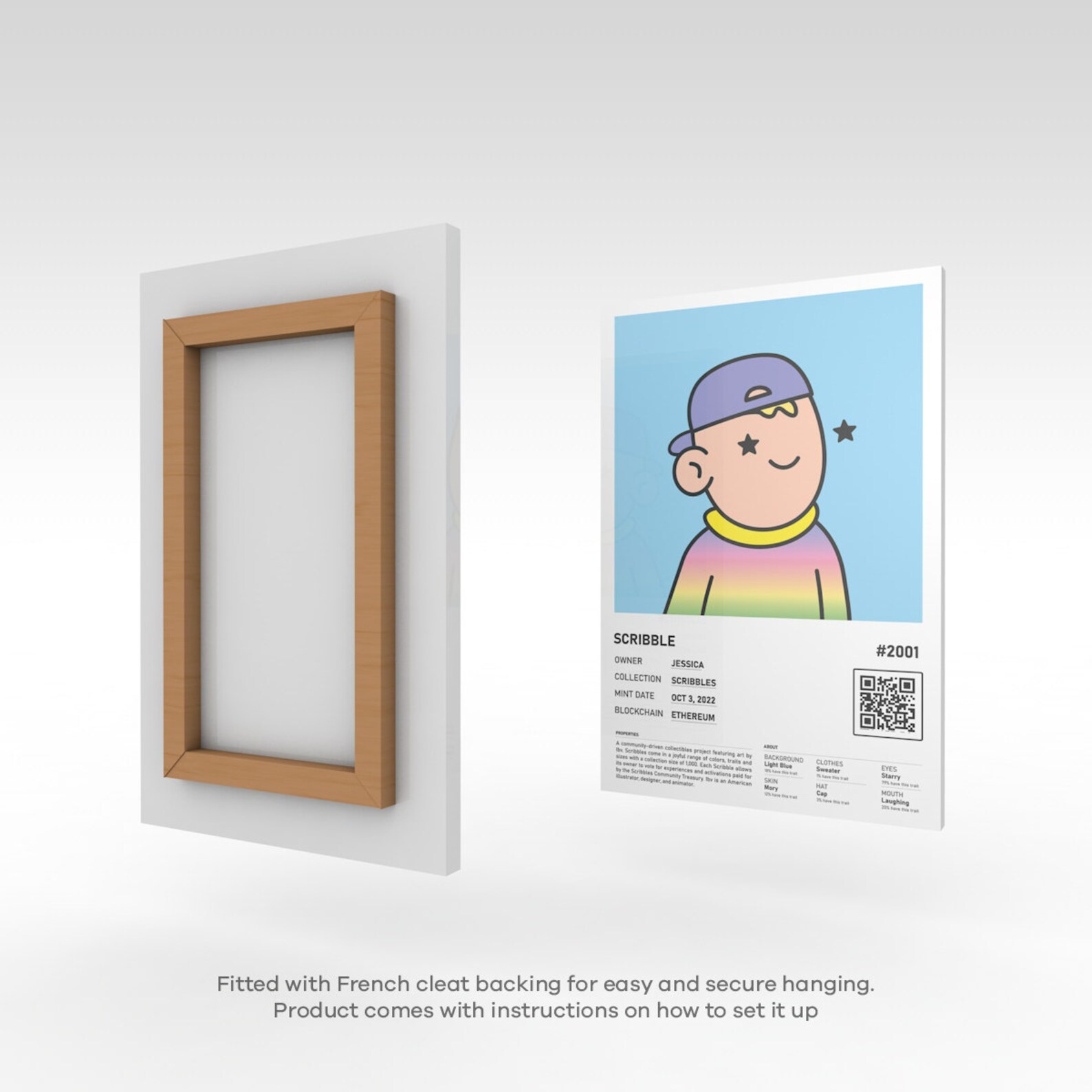 Custom NFT Acrylic Wall Art by Cryptochips | Turn Your Digital Art Into ...
