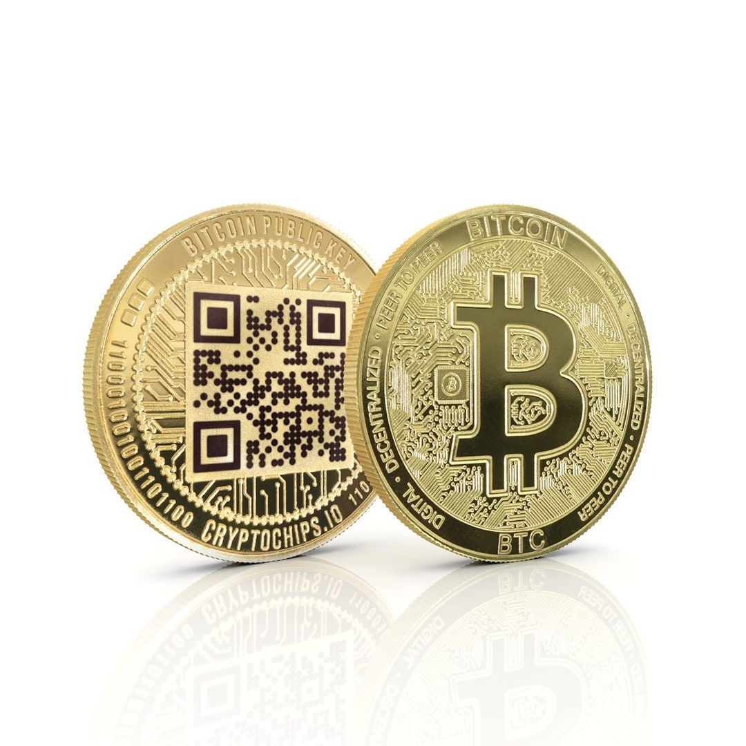 Bitcoin (BTC) QR Coin | Custom Laser Engraved Crypto Coin by ...