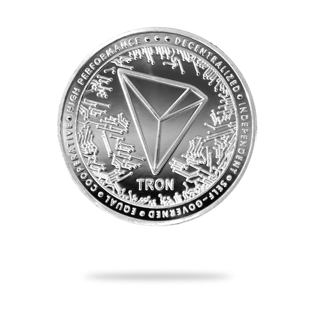 Tron (TRX) Physical Crypto Coin by Cryptochips | Collectable ...