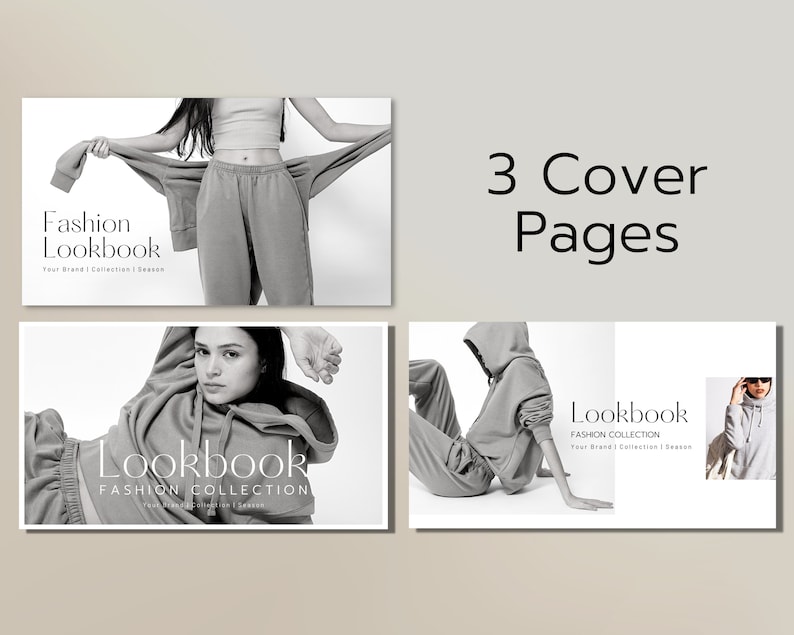 Fashion Lookbook Template: Brand Presentation Slide Deck (CANVA) - Etsy