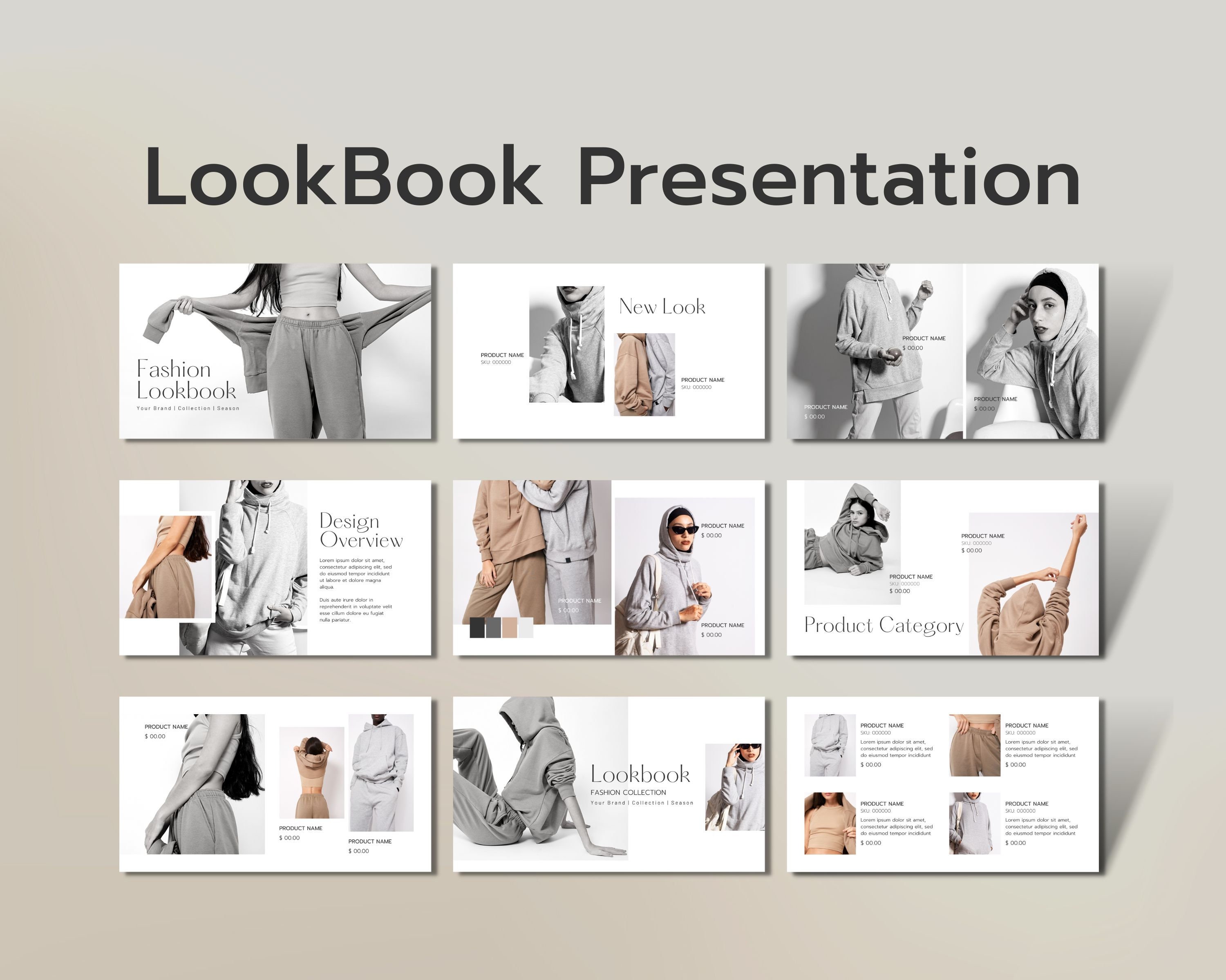 Fashion Lookbook Template: Brand Presentation Slide Deck (CANVA) - Etsy