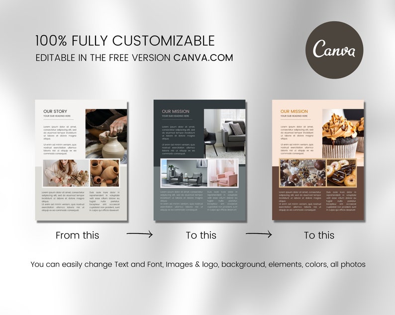 Wholesale Line Sheet Product Catalog Template | Canva Editable ...