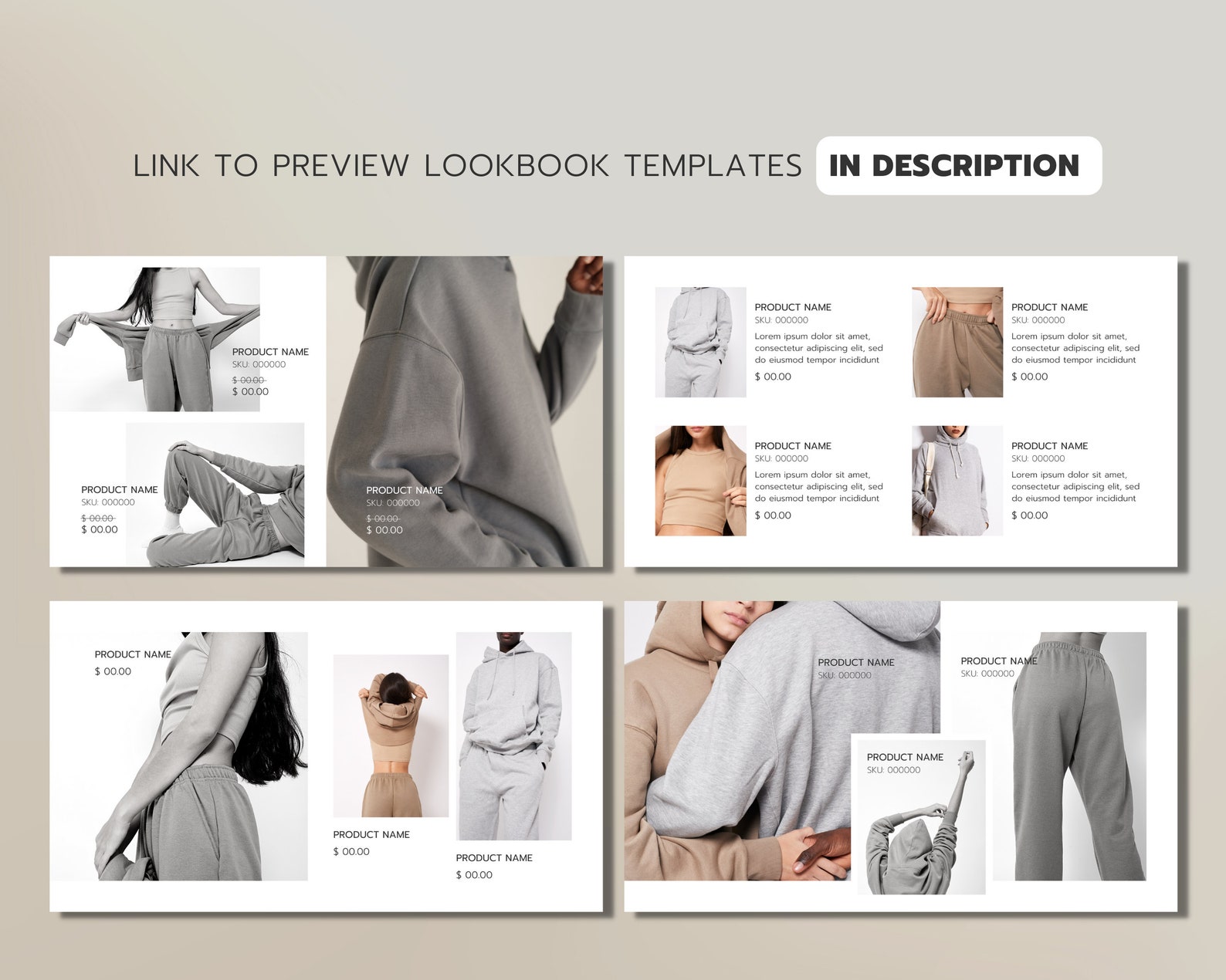 Fashion Lookbook Template CANVA Brand Presentation Template Look Book ...