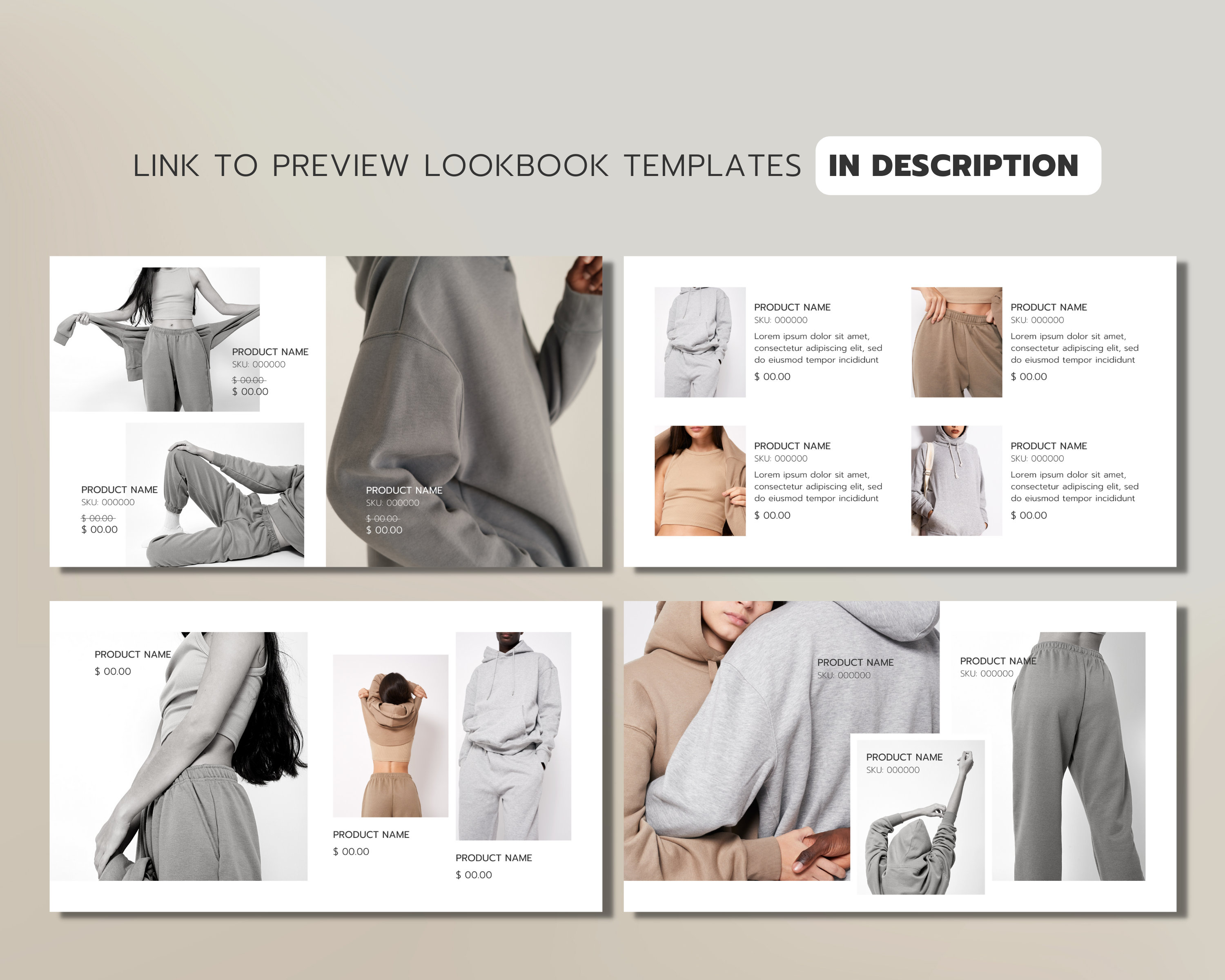 Fashion Lookbook Template: Brand Presentation Slide Deck (CANVA) - Etsy