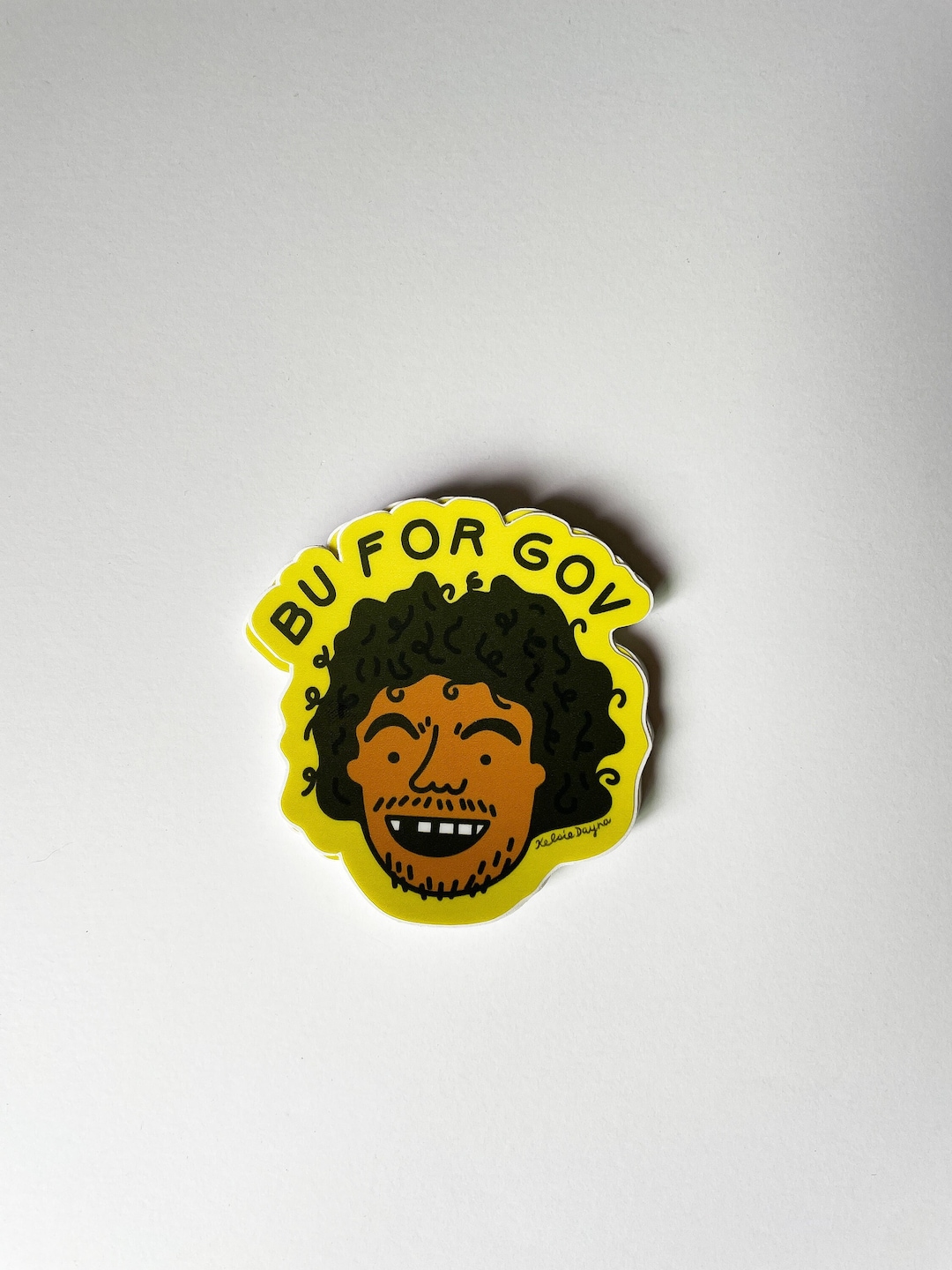 Bu La'ia Sticker, Bu La'ia for Gov Sticker, Bu for Gov, Hawaii Sticker ...