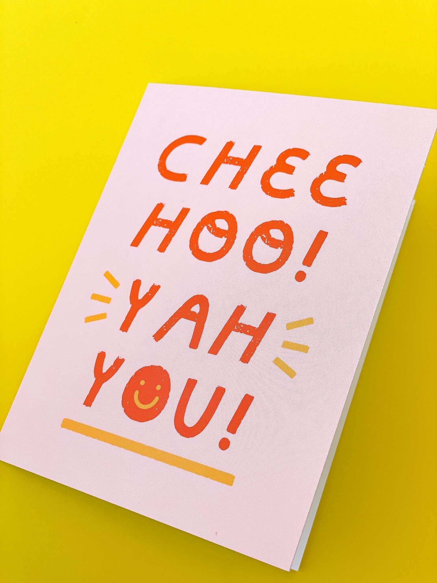 Chee Hoo Yah You Greeting Card Congratulations Card - Etsy