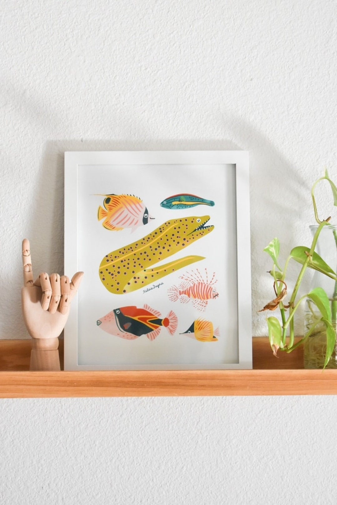 Hawaiian Fish Art Print Hawaii Art Marine Life Art Fish - Etsy