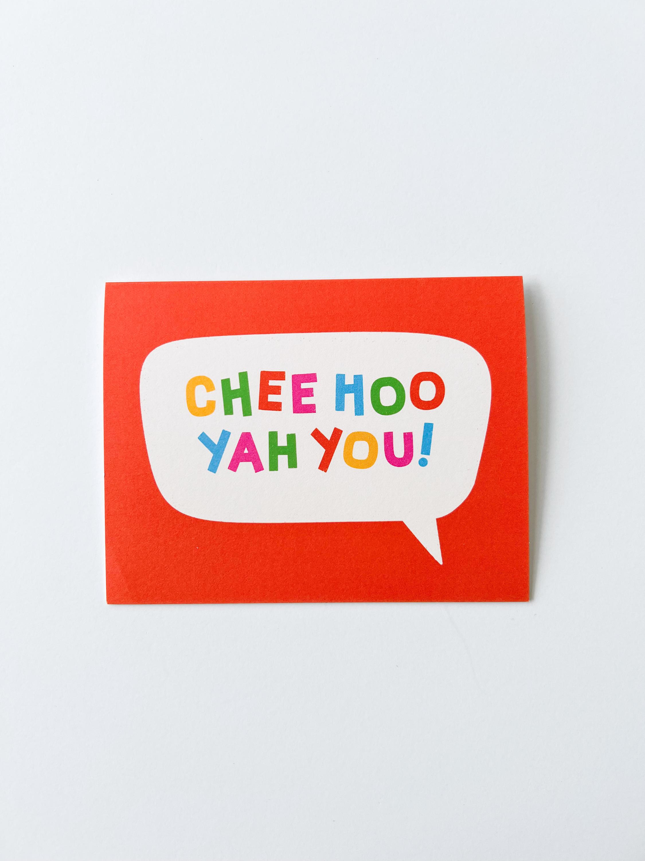 Chee Hoo Yah You Greeting Card, Happy Birthday Greeting Card, Hawaiian ...