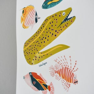 Hawaiian Fish Art Print, Hawaii Art, Marine Life Art, Fish Print ...