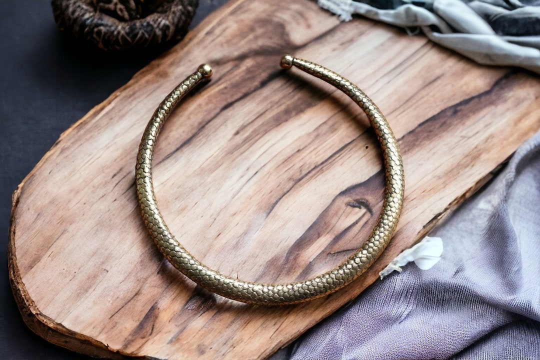 Snake Print Torque - Etsy