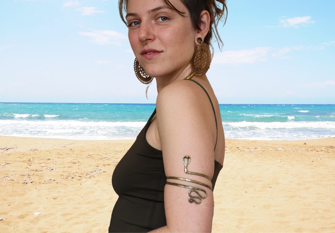 Egyptian Snake Armlet Arm Band - Etsy