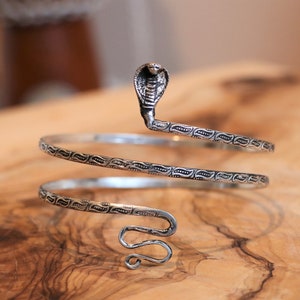 Egyptian Snake Armlet Silver Plated Arm Band - Etsy