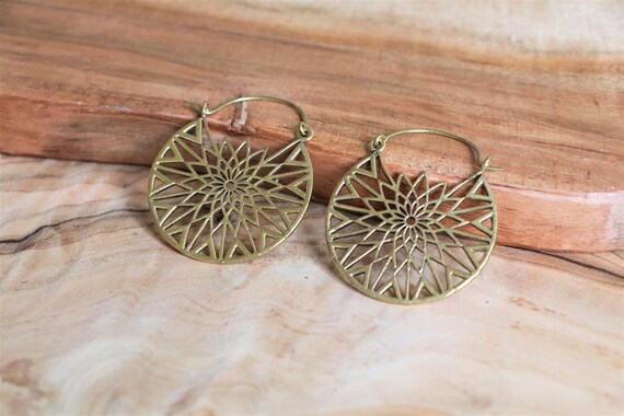 Mandala Earrings | Etsy