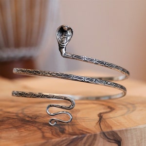 Egyptian Snake Armlet | Arm Band - Etsy