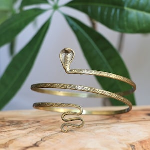 Egyptian Snake Armlet Silver Plated Arm Band - Etsy
