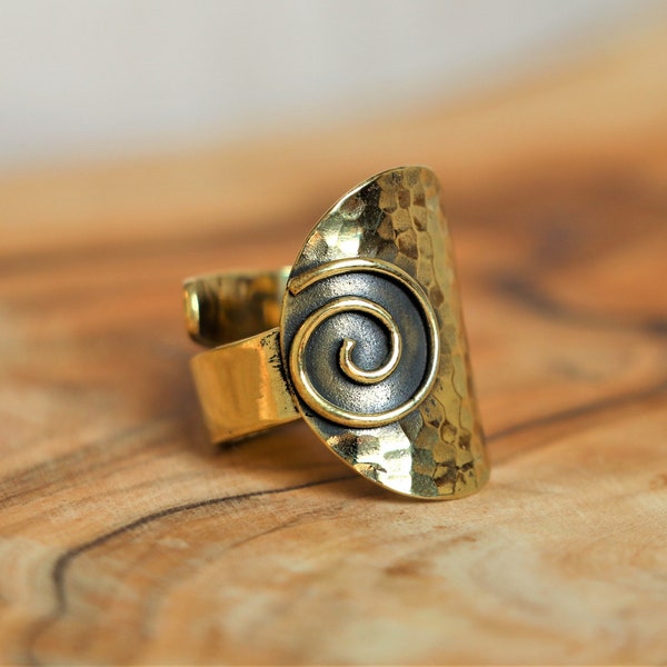 Spiral Ring - Etsy UK