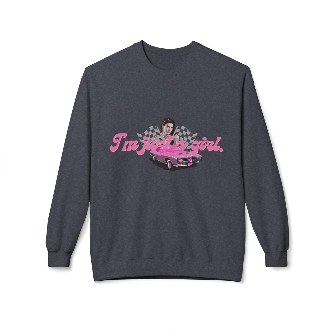 I'm Just a Girl" Grunge & Cute Gta-inspired Graphic Sweatshirt - Etsy