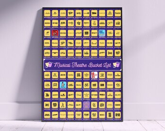 Musical Theatre Scratch off Poster - Etsy UK