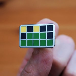 Wordle Enamel Pin Great Wordle Gift for Birthdays of Fans Wordle Game ...