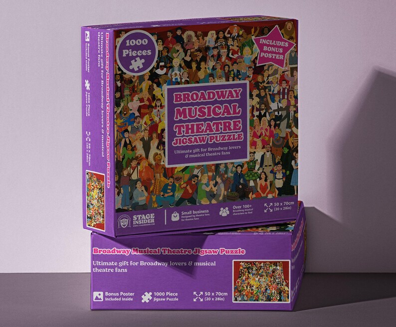 Broadway Musical Theatre Jigsaw Puzzle: Gift for Musical Theatre Fans ...